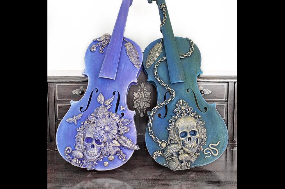 The Strad - Photo gallery: artist transforms broken violins into unique ...